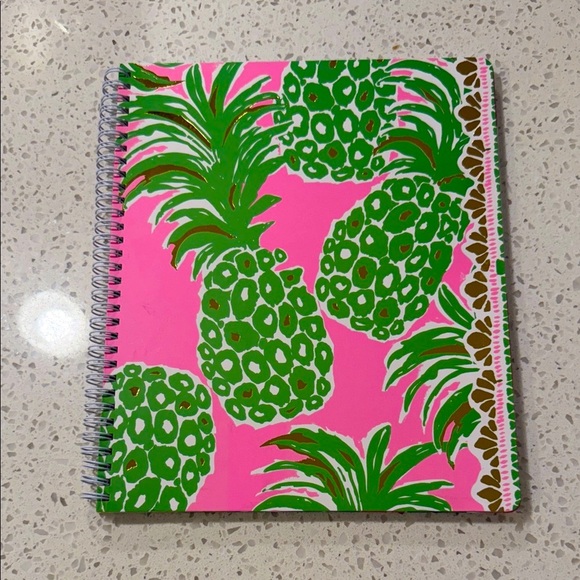 Lilly Pulitzer | Office | Lilly Pulitzer Pineapple Print Large Notebook ...